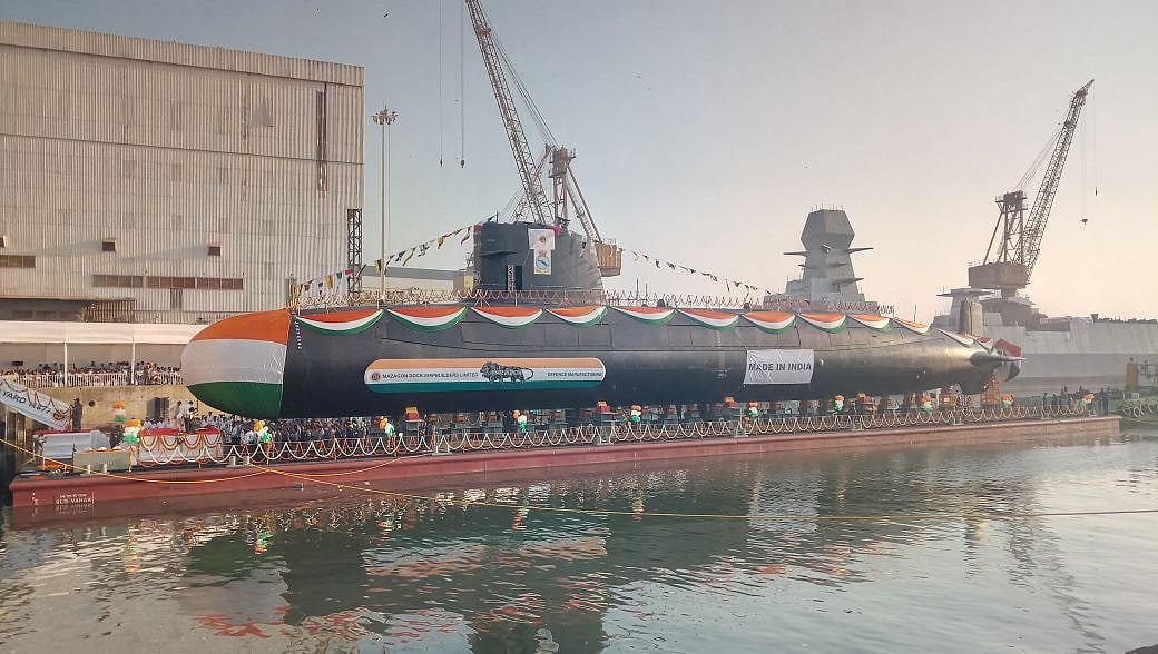 INS Karanj, Third Scorpene Class Submarine, Launched in Mumbai