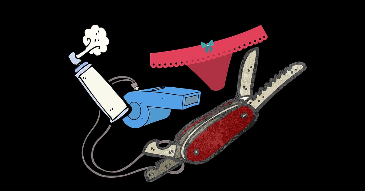 My Wardrobe Must-Haves? ‘Anti-Rape Underwear’ And Pen Knives