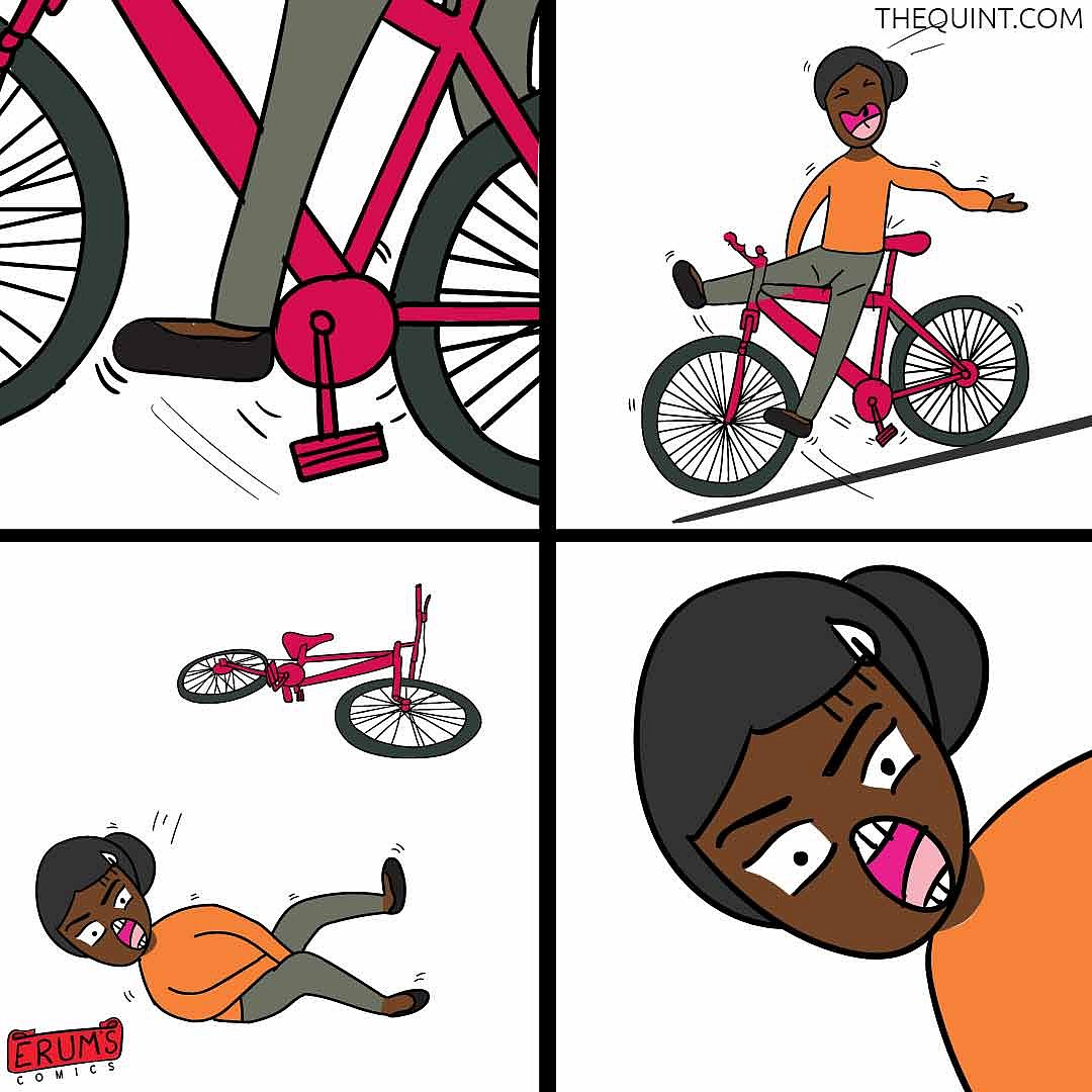 Erum’s Comics: The Usual Bicycle Ride