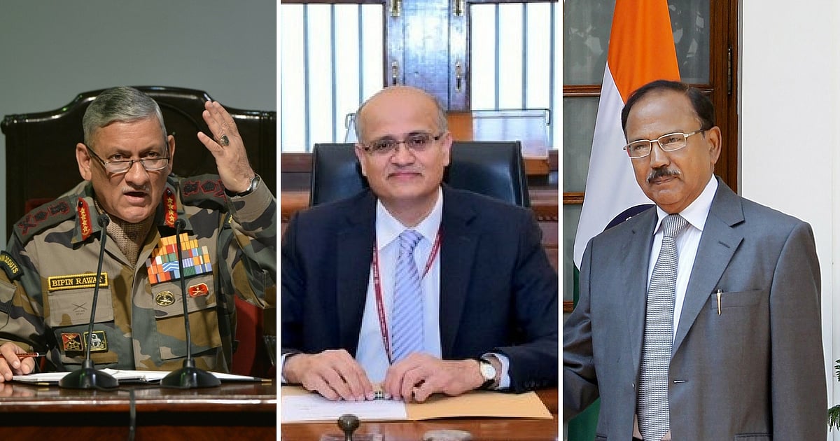 Army Chief General Bipin Rawat, Foreign Secretary Vijay Gokhale, and ...