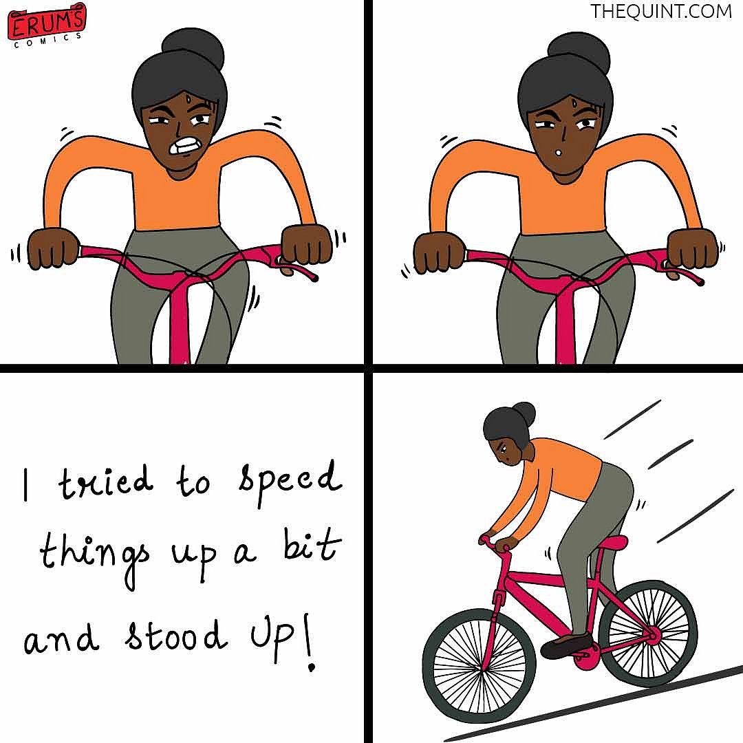 Erum’s Comics: The Usual Bicycle Ride