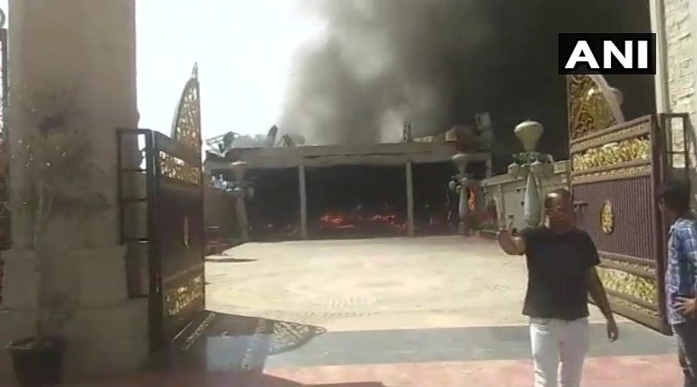 Mysore Mahal on Sirsi Road in Jaipur Goes Up in Flames After Short Circuit