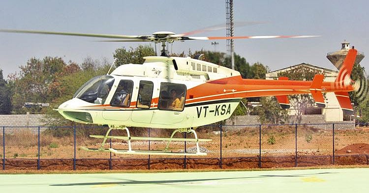 New Helicopter Taxi Service Ferries People from Electronic City to ...