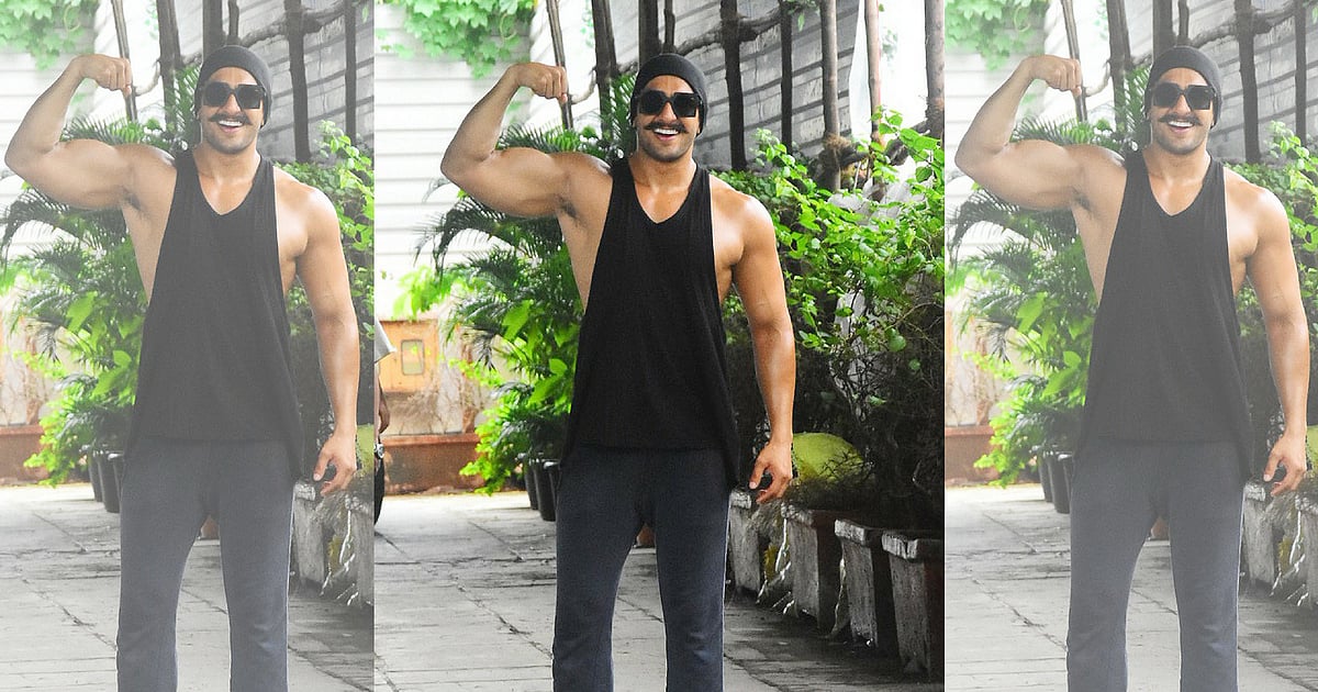 ‘Check Out My Biceps!’ Ranveer Singh Shows Off His Gym Body