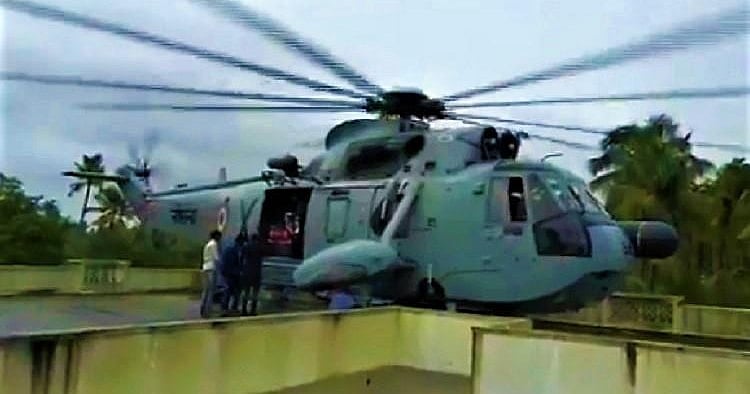 An Indian Navy rescue team achieved an almost-impossible feat after it ...