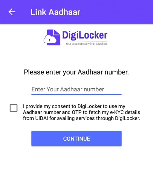 How the DigiLocker app can be used instead of carrying documents works.