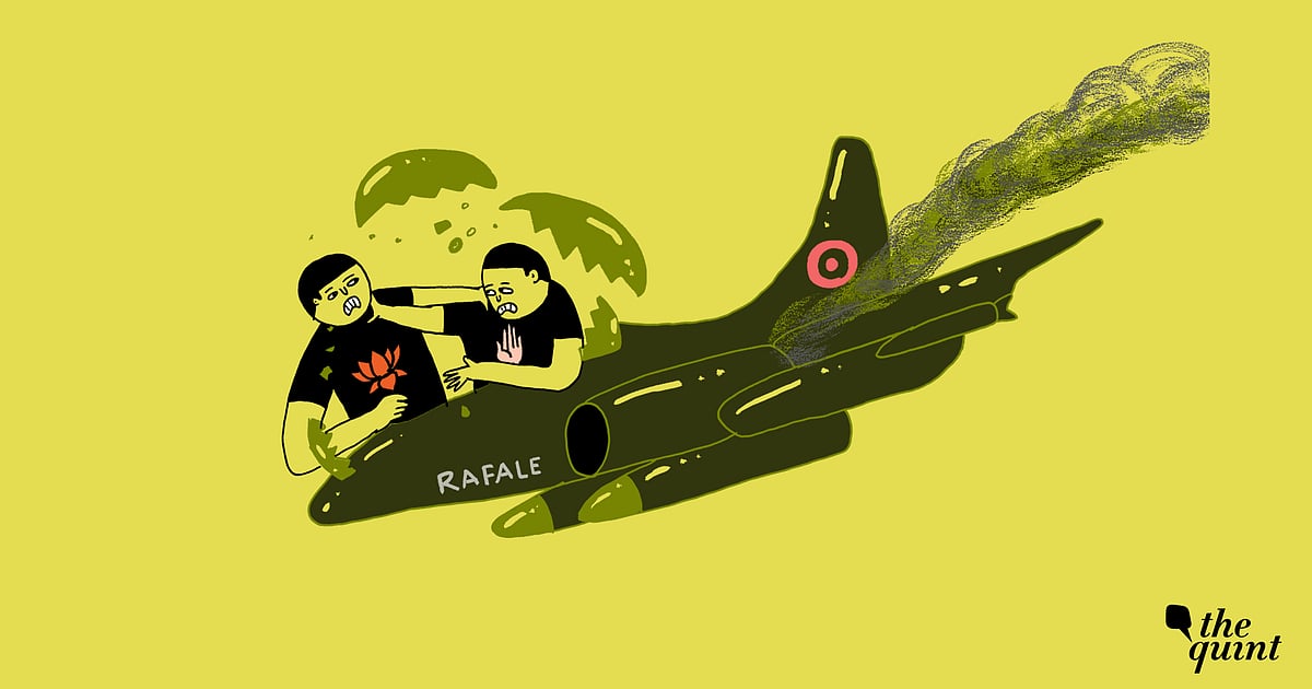 Rafale Deal: Kaafi Real Cartoon On The ‘Fighter’ Jet Under (D)assault