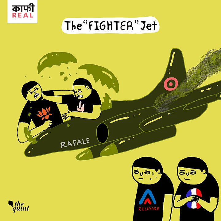 Rafale Deal: Kaafi Real Cartoon On The ‘Fighter’ Jet Under (D)assault