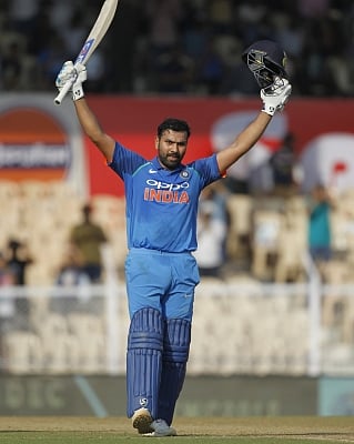 4th ODI: Rohit, Rayudu tons power India to 377/5