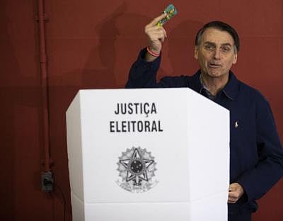 Brazil's right-wing candidate poised to win presidential election