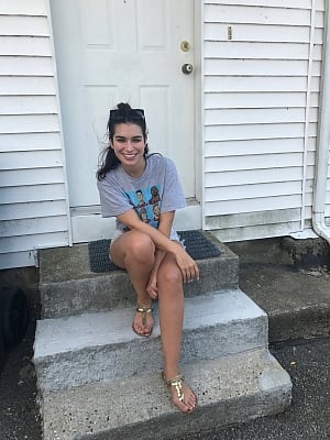 Ashley, Jared writing wedding vows