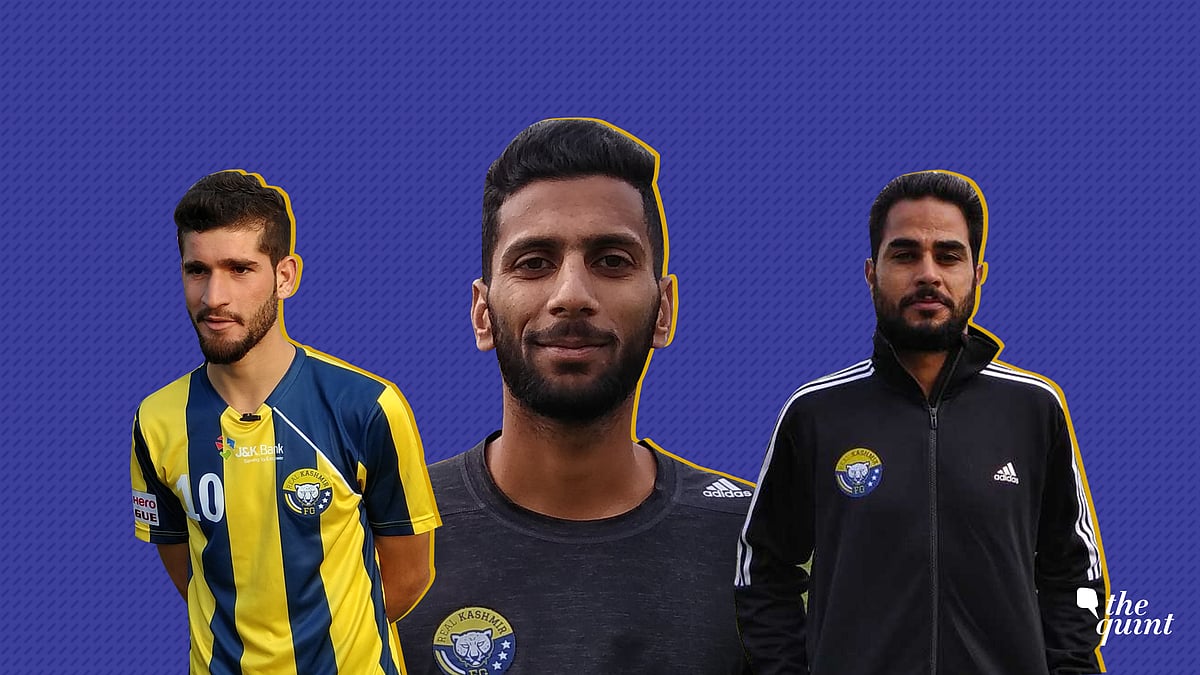 Real Kashmir FC Magnificent Trio: Danish Farooq, Muhammad Hammad & Shahnawaz Bashir
