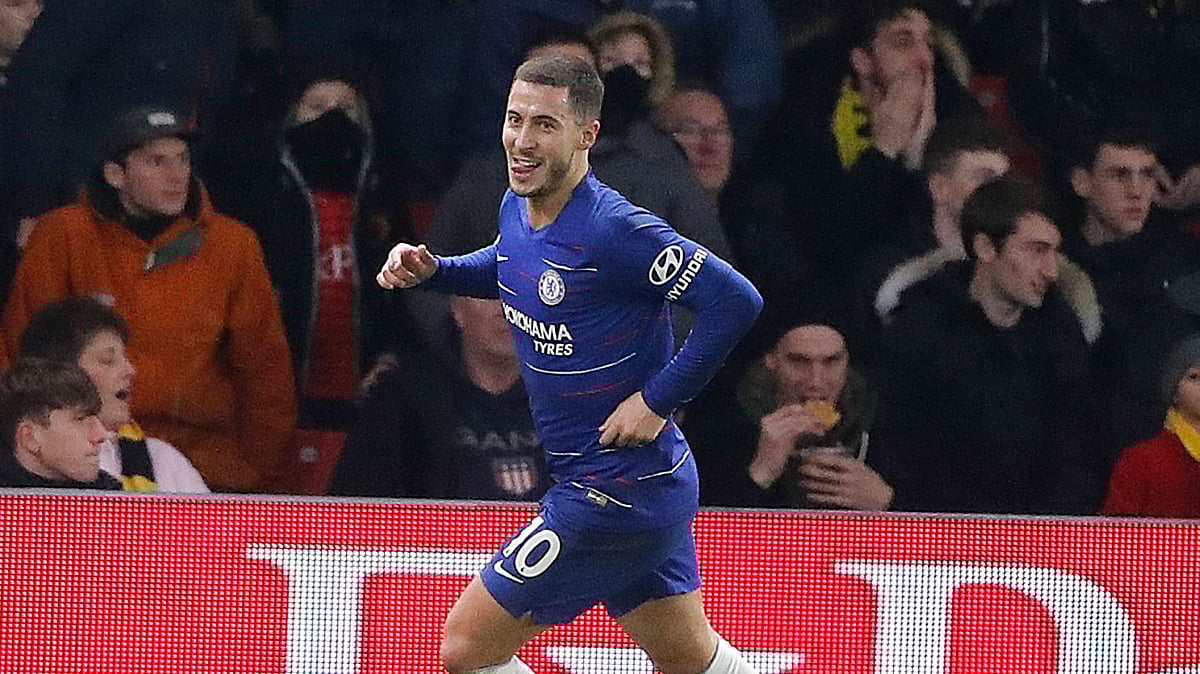 Hazard Reaches Milestone in Chelsea’s 2-1 Win at Watford