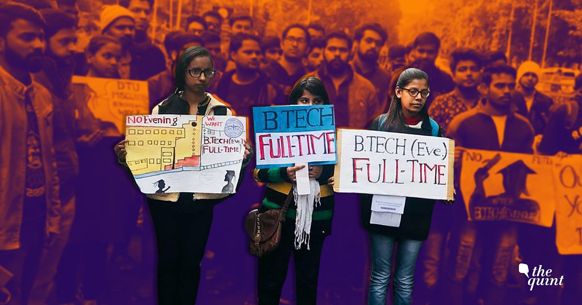 DTU BTech Evening Batch Alleges, ‘Didn’t Know About Part-Time Degree’