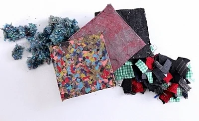 Turn your old, unwanted clothes into building materials
