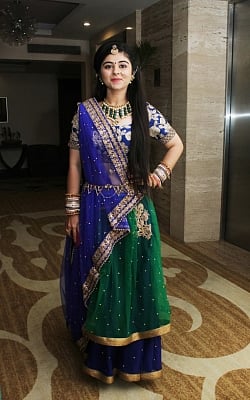 Yesha Rughani designs costume for on-screen wedding