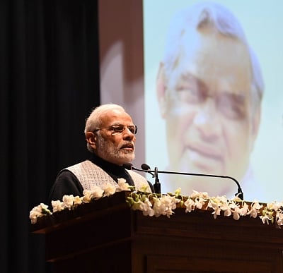 PM releases Rs 100 coin in memory of Atal Bihari Vajpayee