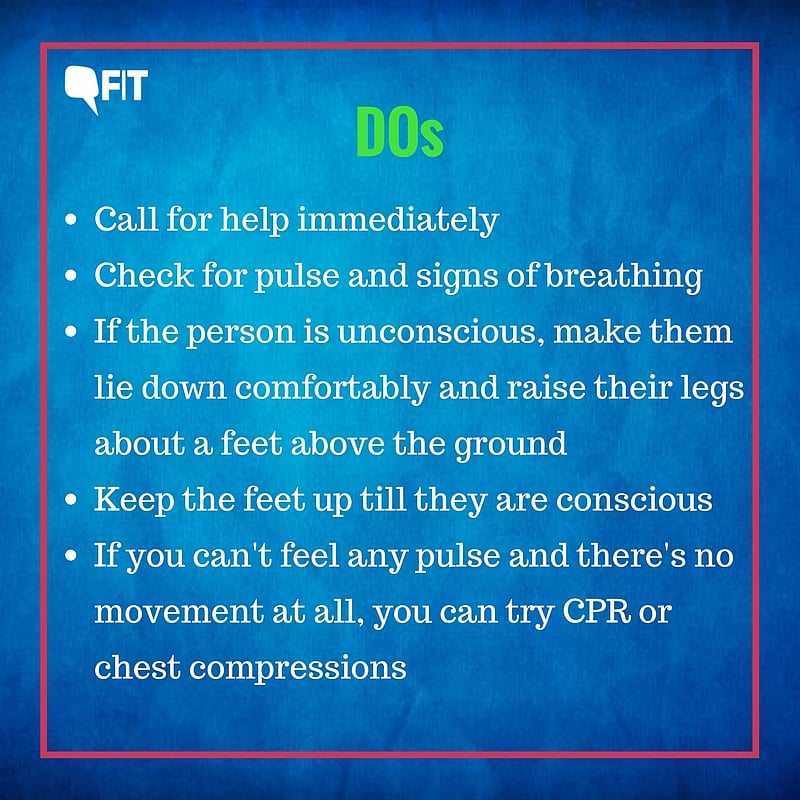 Things to Do When Someone Faints or Collapses In Front of You: Follow ...