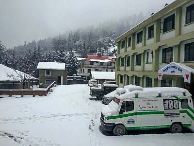 Uttarakhand receives snowfall