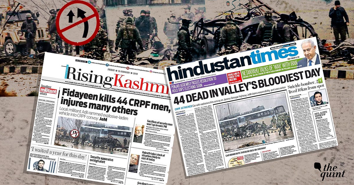 Pulwama Terror Attack: How the National Media Covered the Bombing