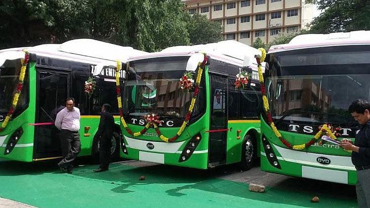 Top Stories from Hyderabad: 40 Electric Buses Launched; 40,000 GHMC ...