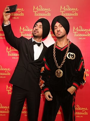 Diljit unveils his wax figure at Madame Tussauds Delhi