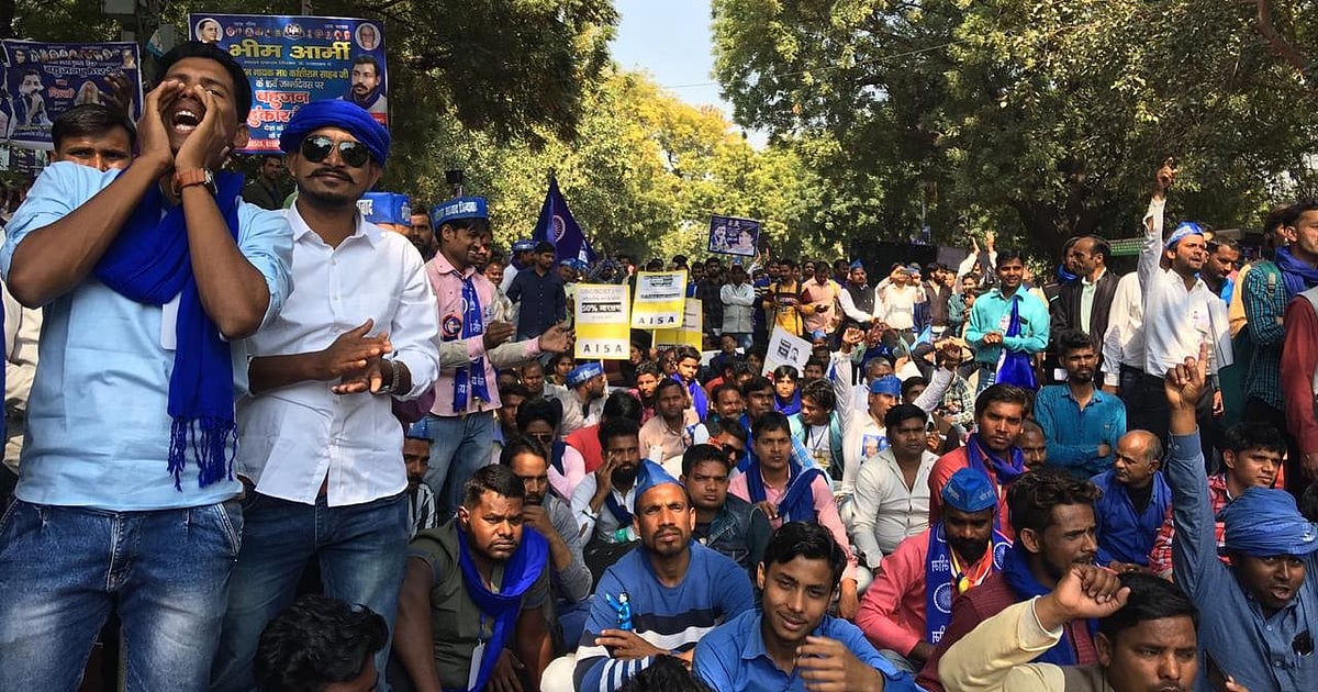 A Mayawati Supporter, An Ambedkar Follower at Bhim Army’s Hunkar Rally