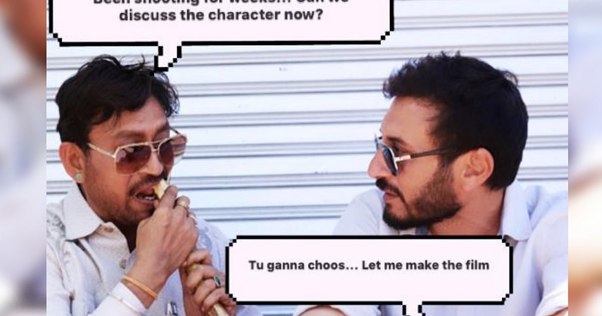 Viral Alert: Irrfan’s Meme on ‘Angrezi Medium’ Director Will Leave You ...