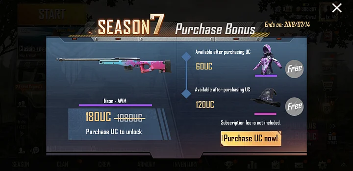 New PUBG Mobile Game Royal Pass Season 7 Out: Tencent games has ...