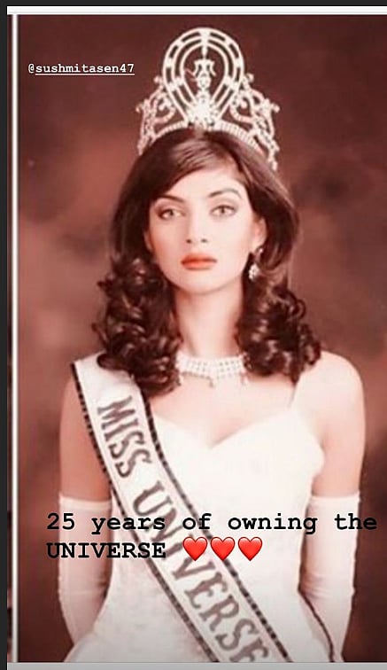 Sushmita Sen Completes 25 Years as India’s First Miss Universe
