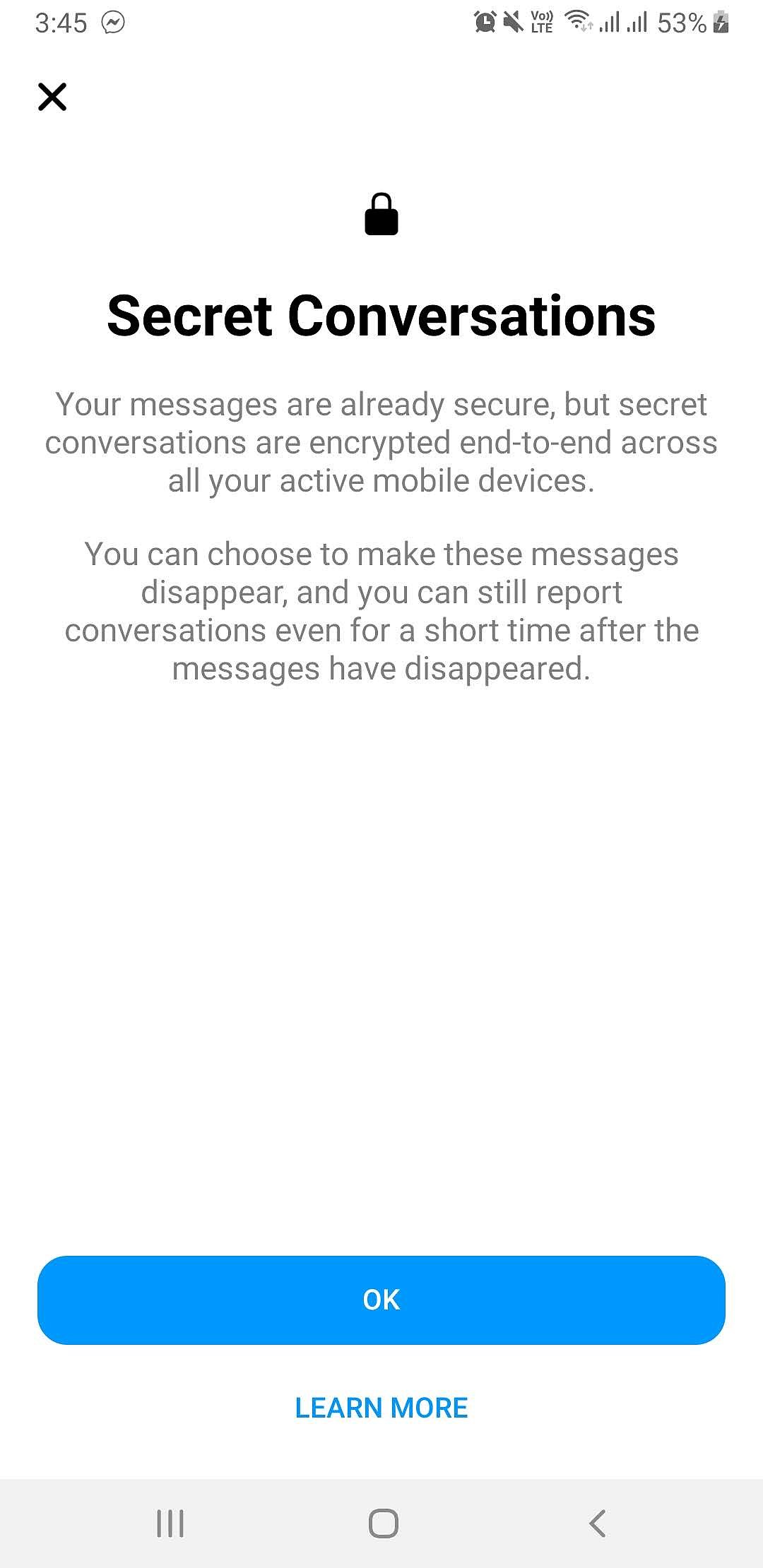 How To Start An Encrypted Chat In Facebook Messenger Using Secret