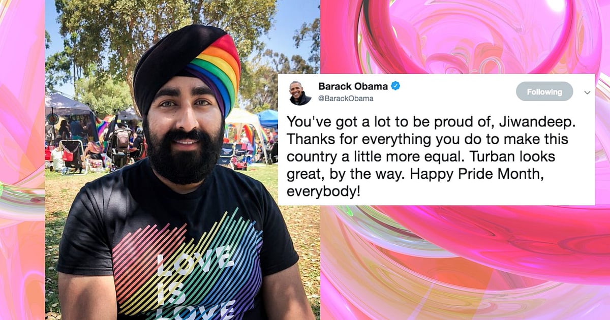 Sikh Man’s Turban for Pride Month Has Won Obama’s Heart and Ours