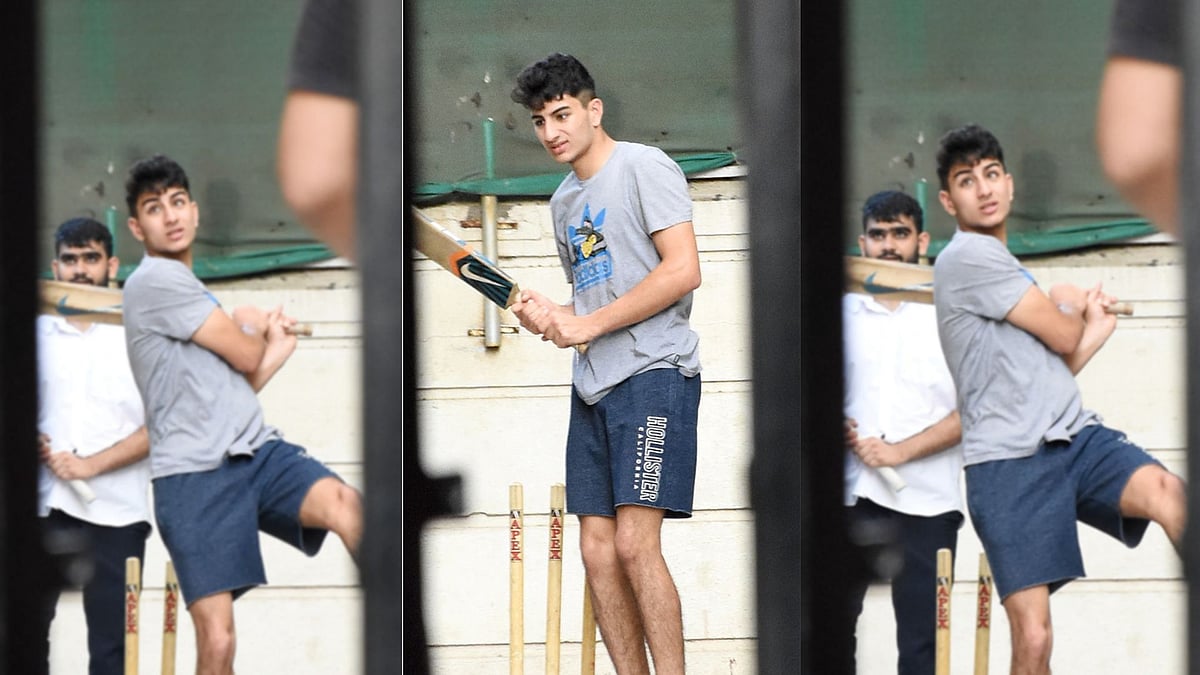 Ibrahim Ali Khan Swings a Shot, Reminding Us of Tiger Pataudi