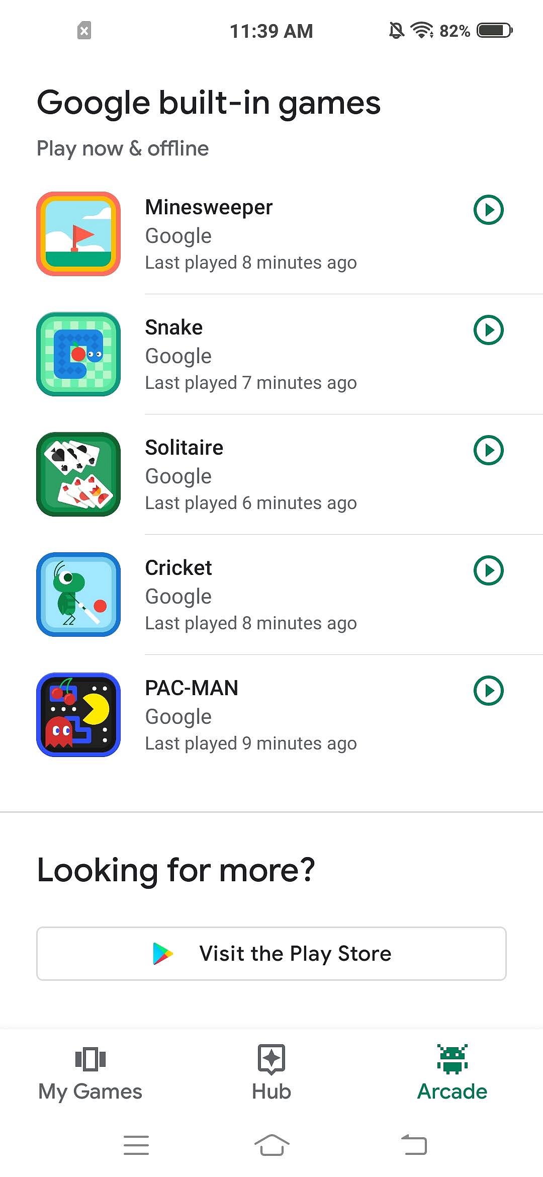 Google Play Games: Did you know about Android’s built-in Arcade Games ...