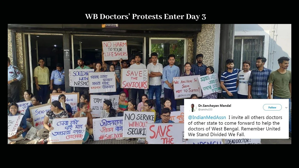 West Bengals Doctors Protest Receives Support from Throughout the Country