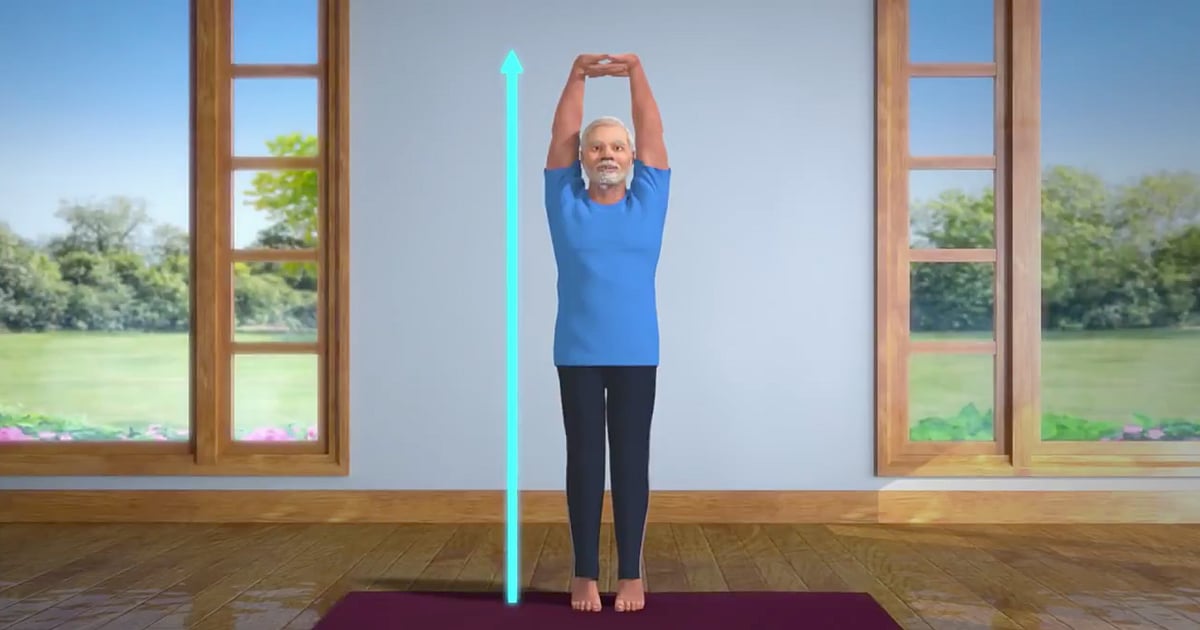 In 2nd Animated Video, PM Modi Teaches Tadasana Ahead of Yoga Day