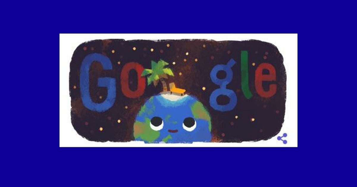 Google Doodle Marks Summer Solstice with Earth Doodle