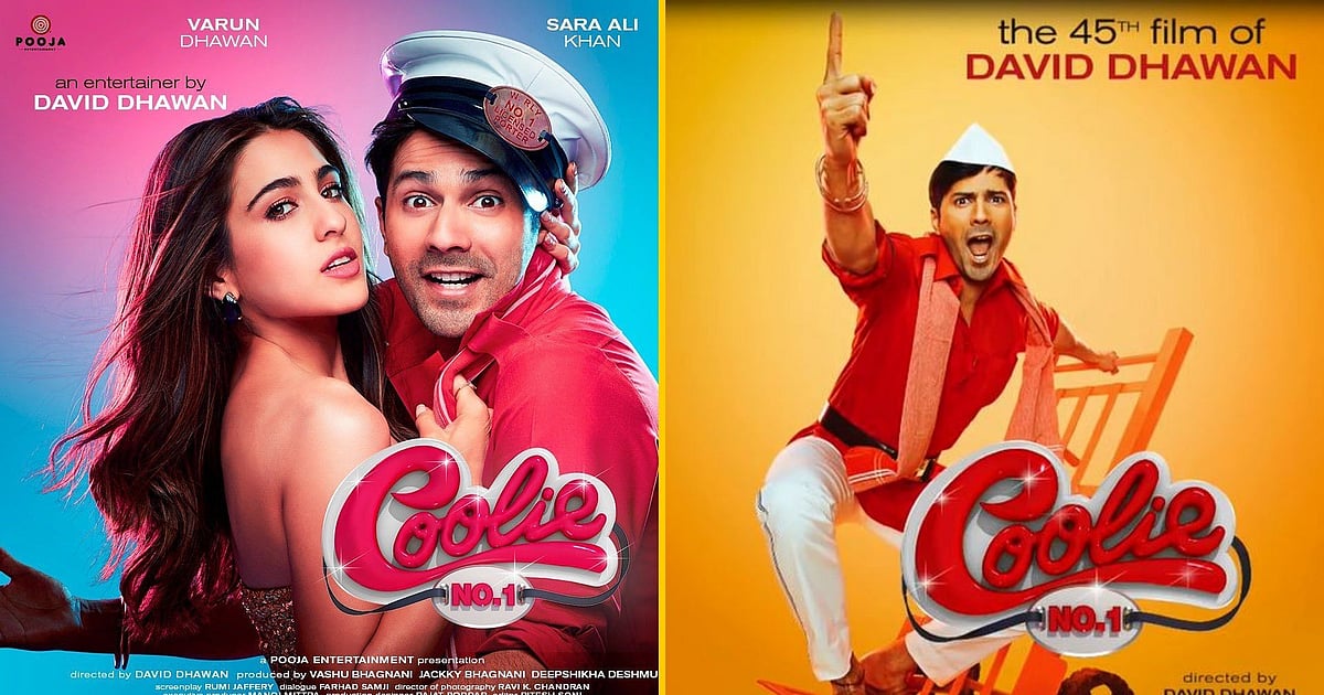 Coolie No. 1 First Look: Varun Dhawan and Sara Ali Khan Shared The ...