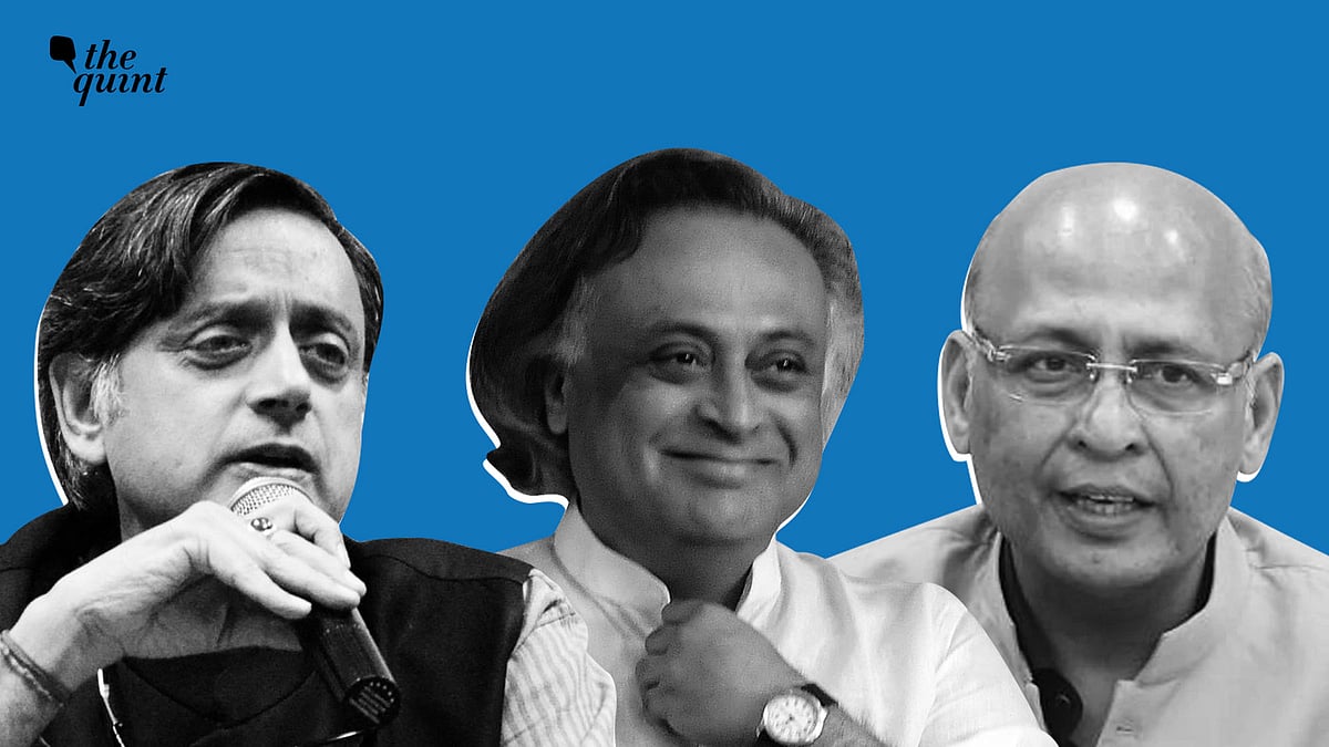 Shashi Tharoor, Jairam Ramesh & Abhishek Manu Singhvi Want Congress to ...