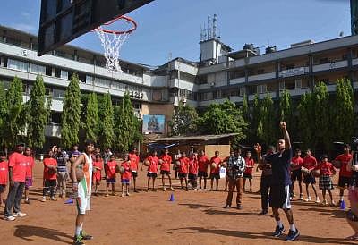 NBA slam dunk in Mumbai