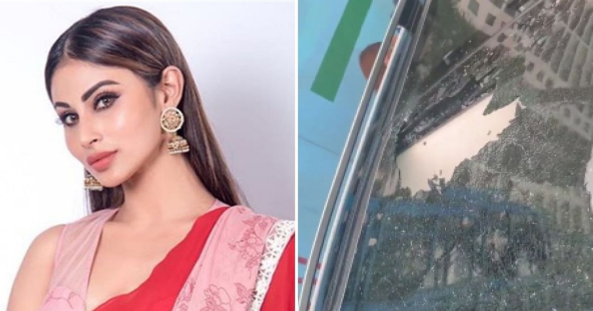 Colours TV Show Naagin’s Actress Mouni Roy’s Car Accident