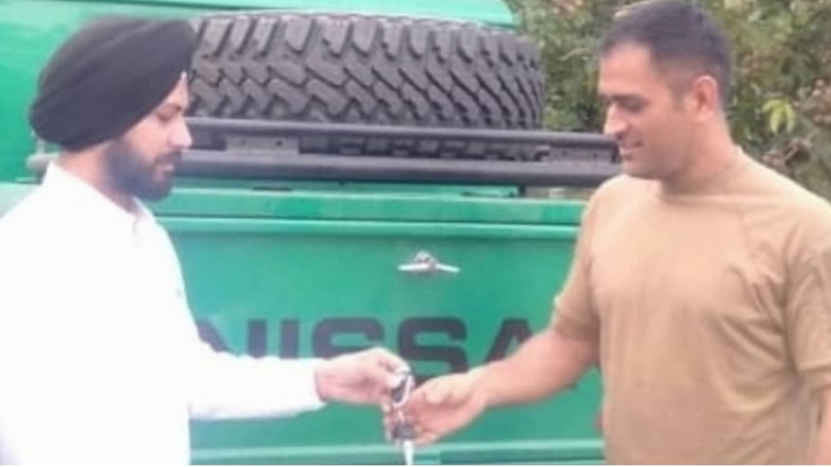 MS Dhoni Adds Jonga to His Collection, Vehicle Used by Army
