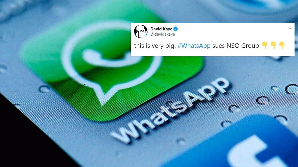 Twitter Reactions on WhatsApp sues Israeli firm over WhatsApp Spyware ...
