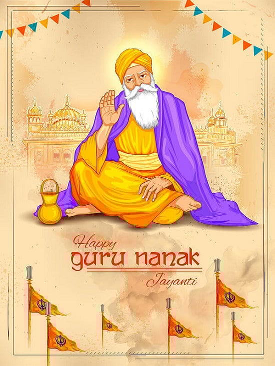 Happy 550th Gurpurab, Guru Nanak Jayanti 2019 Wishes in Gurmukhi ...
