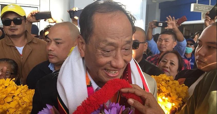 UNLF Chief Meghen Reaches Imphal, Says, ‘Will Work For the People’