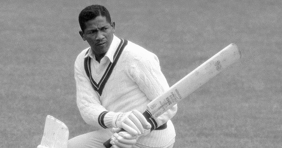 West Indies Players Wear Black Armbands in Memory of Basil Butcher