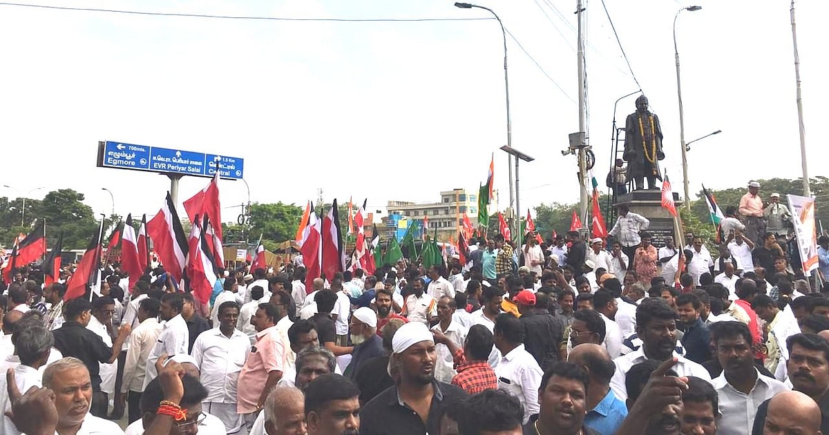 DMK Leads Anti-CAA Rally in Chennai Under Heavy Police Presence