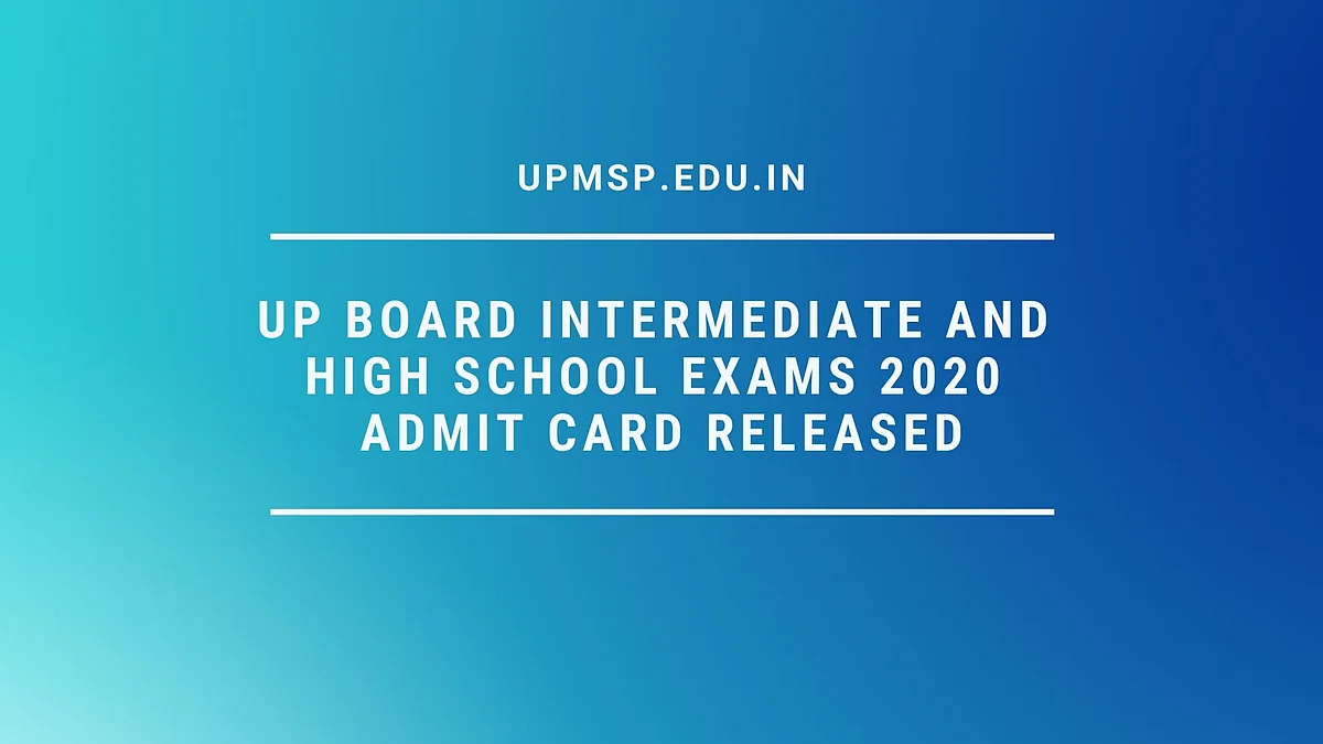 UP Board 2020 Admit Card Check How To Download Class 10th And Class up-board-2020-admit-card-check-how-to-download-class-10th-and-class