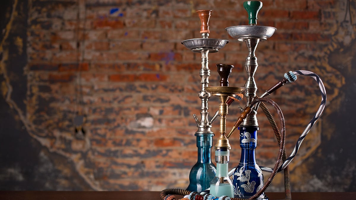 Hookah Smoke Heart Wallpaper