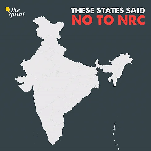 Map of Indian States Against NRC: West Bengal, Punjab, Bihar ...